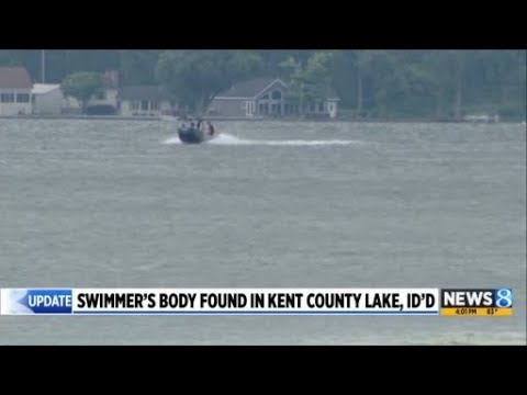 Body found, ID’d after swimmer went missing in Kent County lake - YouTube