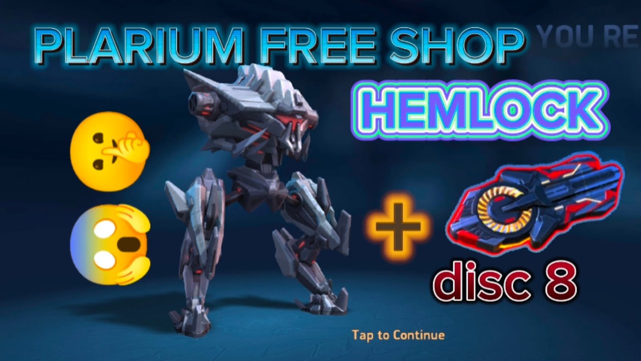 MECH ARENA | HEMLOCK+DISC8 WEAPON |please help me by subscribing ...