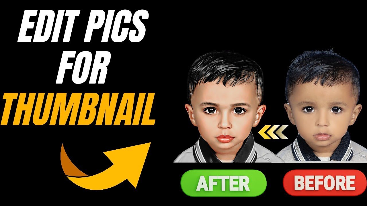 How to Edit Your Photo for a Perfect YouTube Thumbnail! (Easy & Pro ...