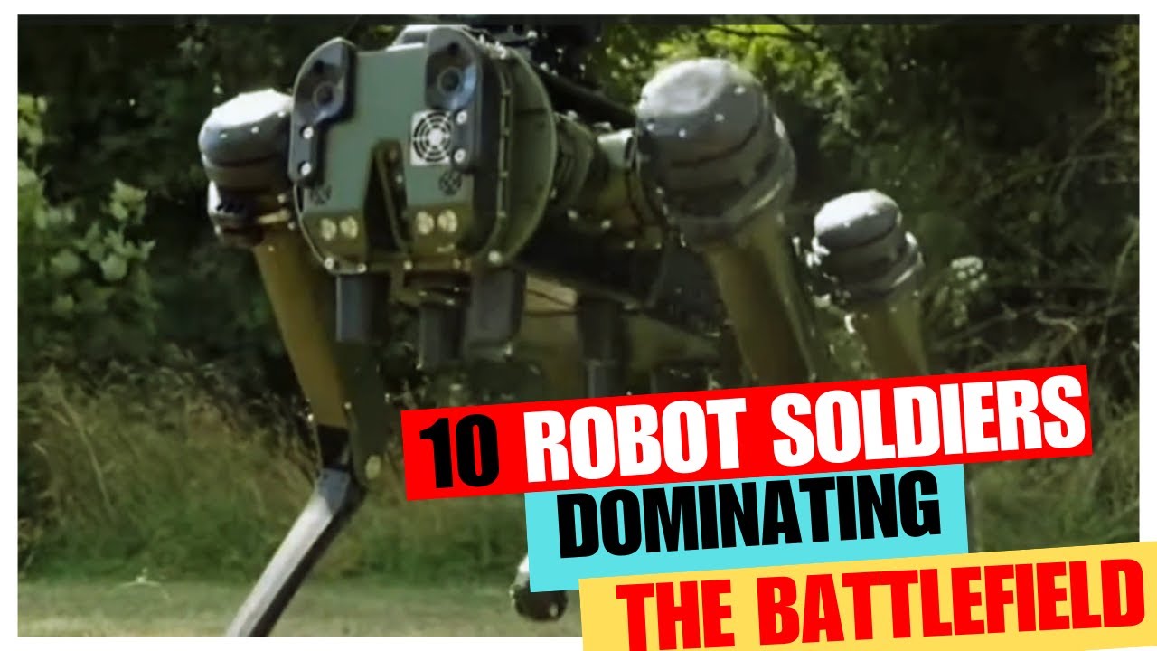 🔴MUST WATCH || 10 ROBOT SOLDIERS DOMINATING THE BATTLEFIELD! 10 AI ...