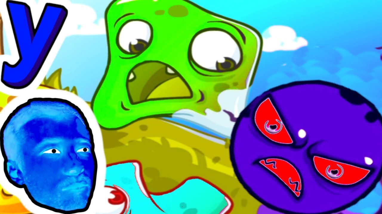 СИНИЙ ШАР ЗАХВАТИЛ мир! Квадраты зовут Проходимца! #164 игра Rolling ...