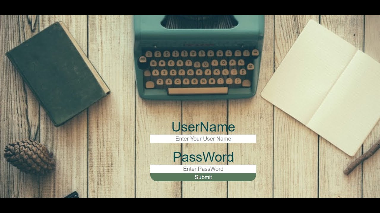 HTML & CSS - Login cover [20 Minutes] - YouTube
