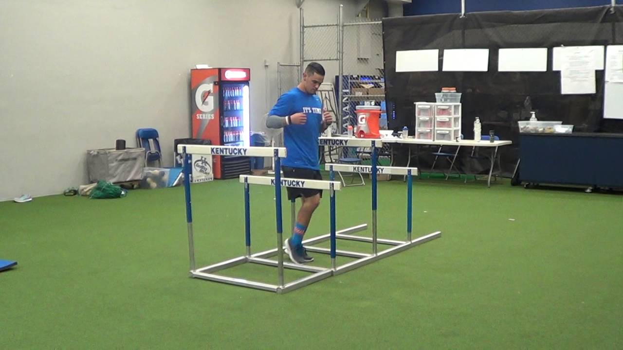 LAT HURDLE STEP OVER + DUCK UNDER - YouTube