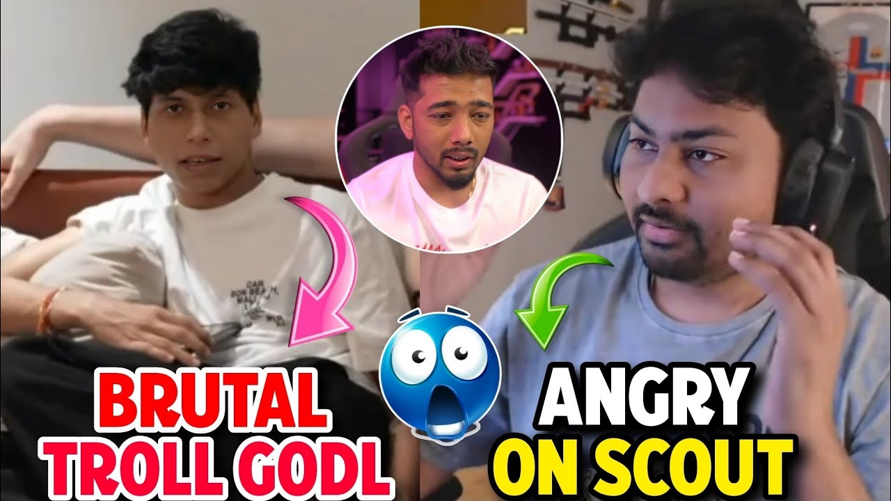 Sensei Brutally Troll Godlike 😱 Dynamo Angry on Scout 🤬 - YouTube