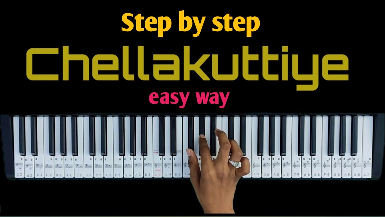 Chellakuttiye Song || Piano Tutorial(Jecin George & Pearle Maaney ...