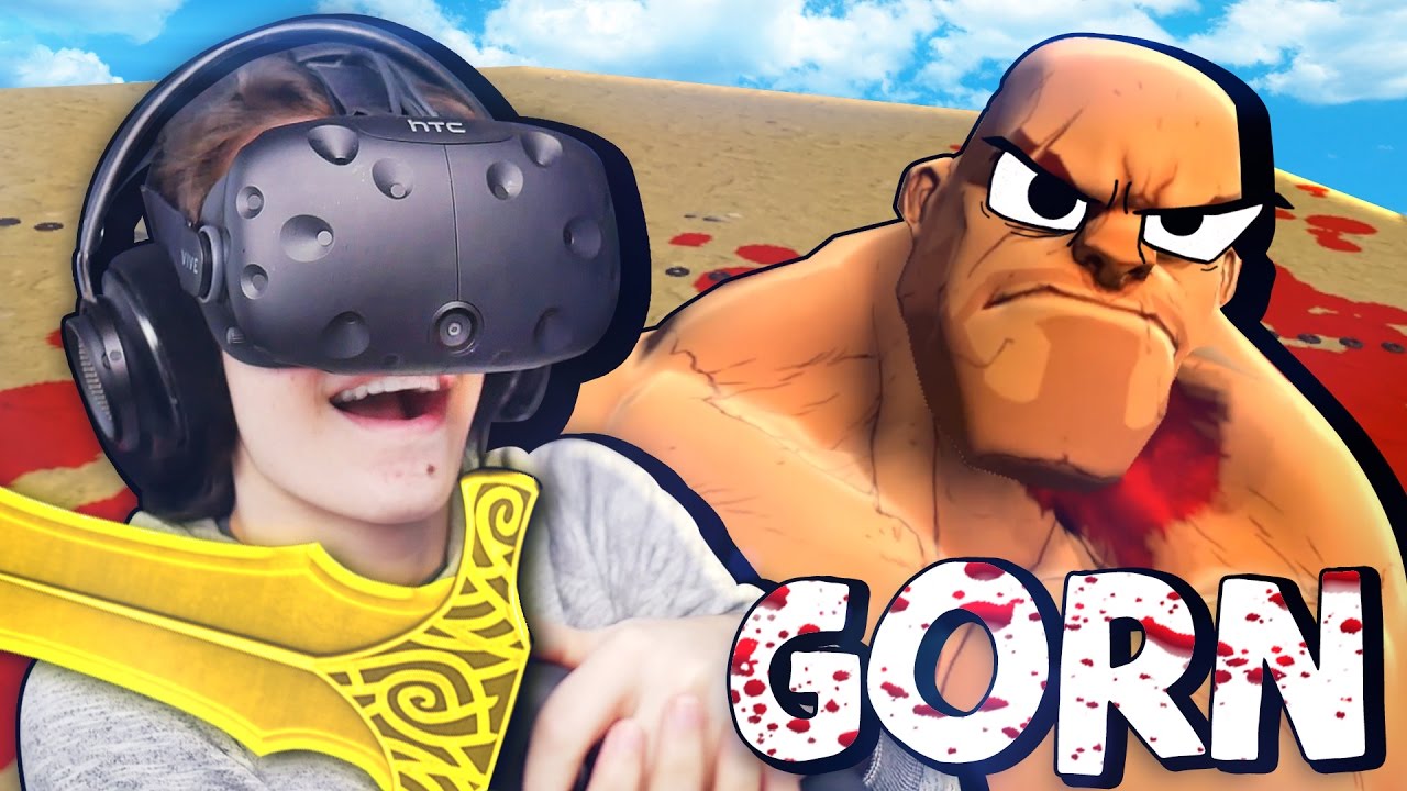 BLOODY GLADIATOR SIMULATOR IN VIRTUAL REALITY! (GORN VR Funny HTC Vive ...