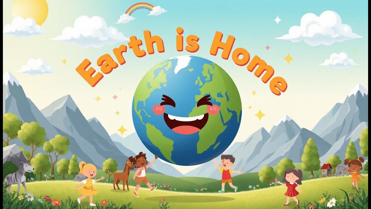Earth Is Home🌍: A Joyful Kids' Song About Our Planet🎶 - YouTube