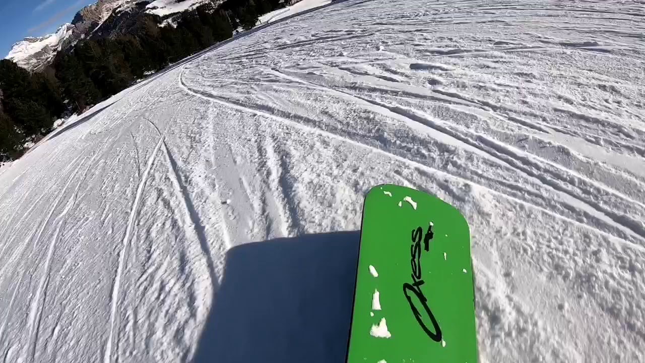 Alpine snowboard, hard snowboard, Val Gardena training, romanian team ...