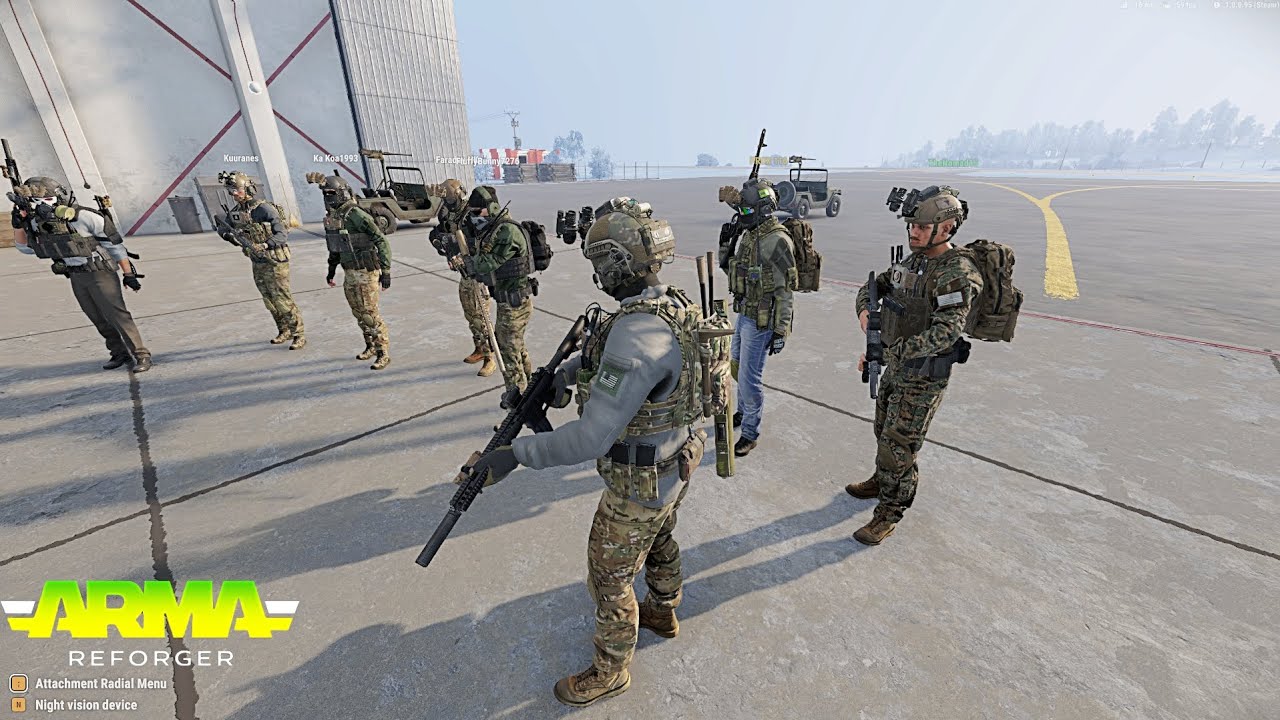 TASK FORCE KRAKEN INFANTRY OP / Arma Reforger - YouTube