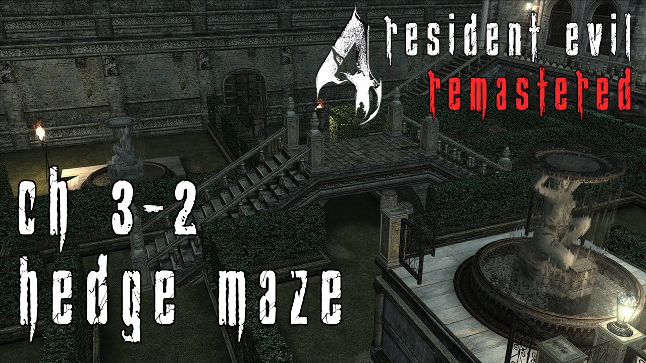Resident Evil 4 - Chapter 3-2 - Hedge Maze [HD Textures - 60 FPS] - YouTube