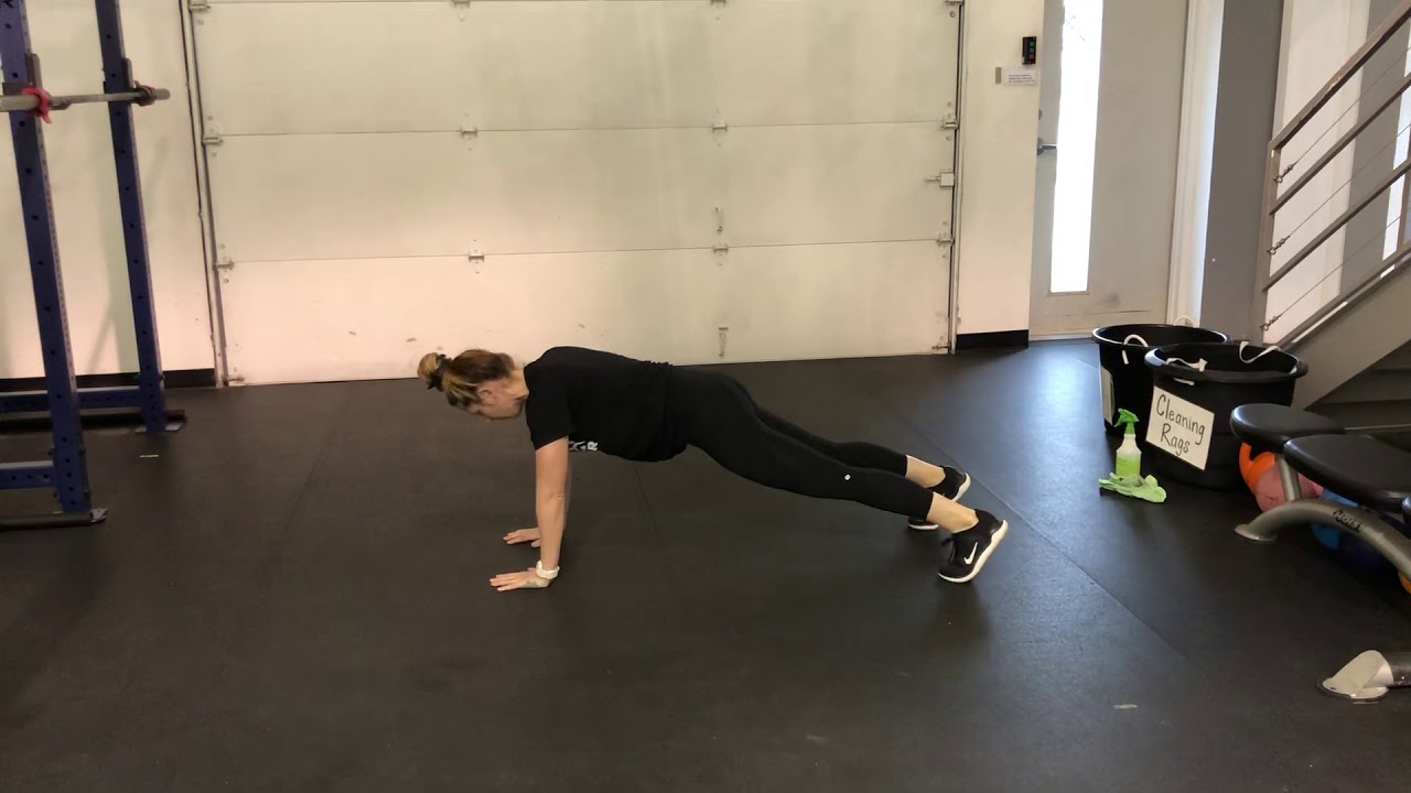 Negative Push Up from the floor - YouTube