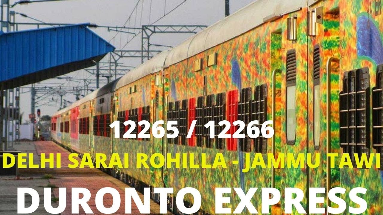 DELHI JAMMU DURONTO EXPRESS | JAMMU DURONTO EXPRESS | DELHI TO JAMMU ...