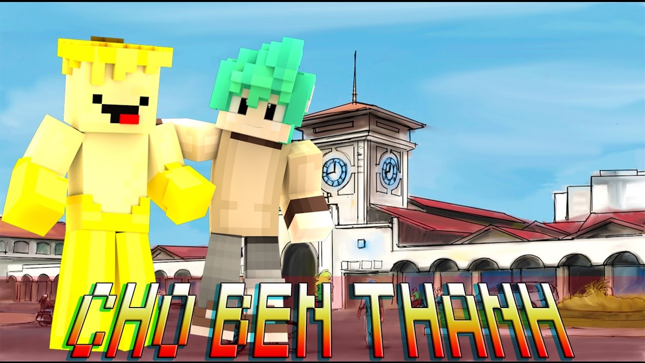 Oops Club Minecraft Timelapse - Tập 1: CHỢ BẾN THÀNH - YouTube