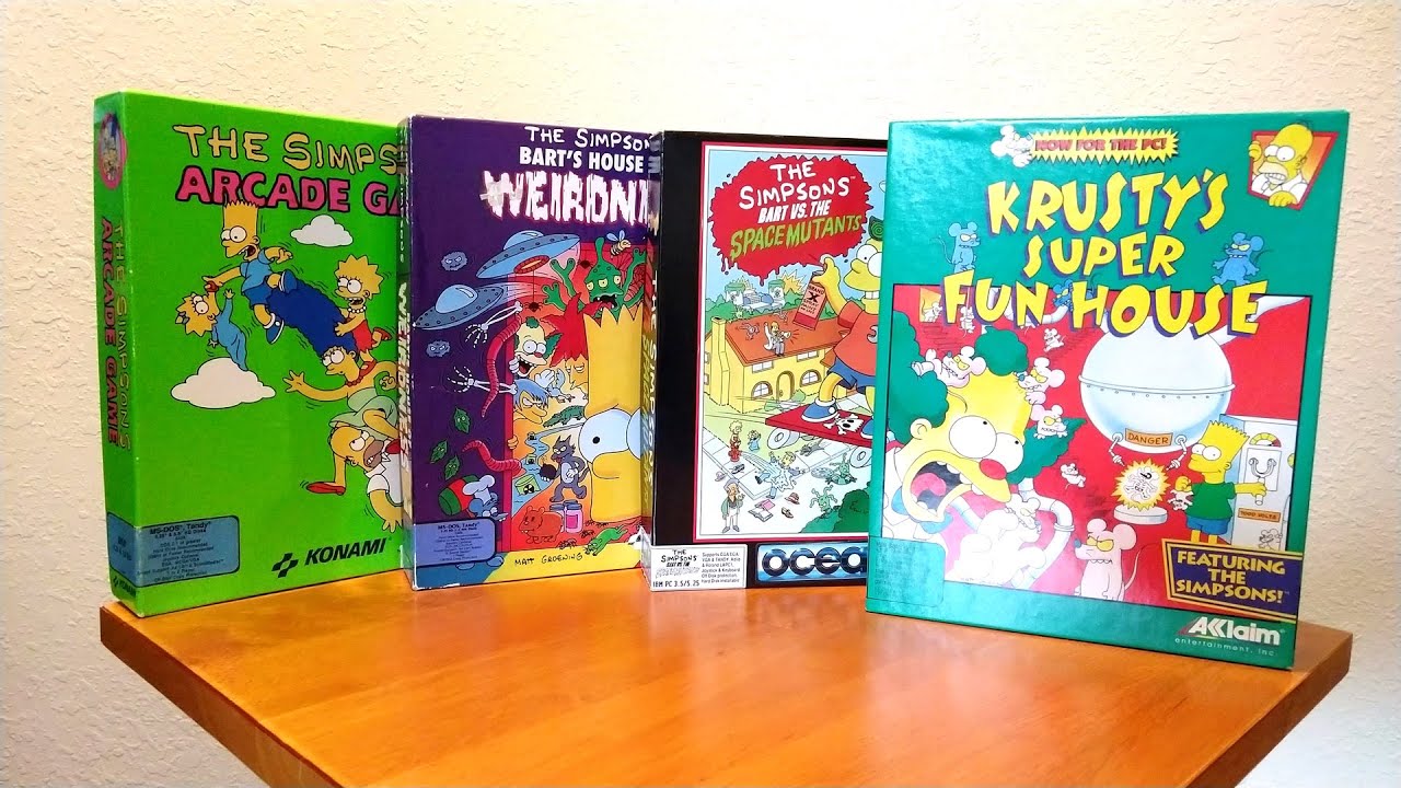 Every Simpsons Game on the IBM PC - A Brief History - YouTube