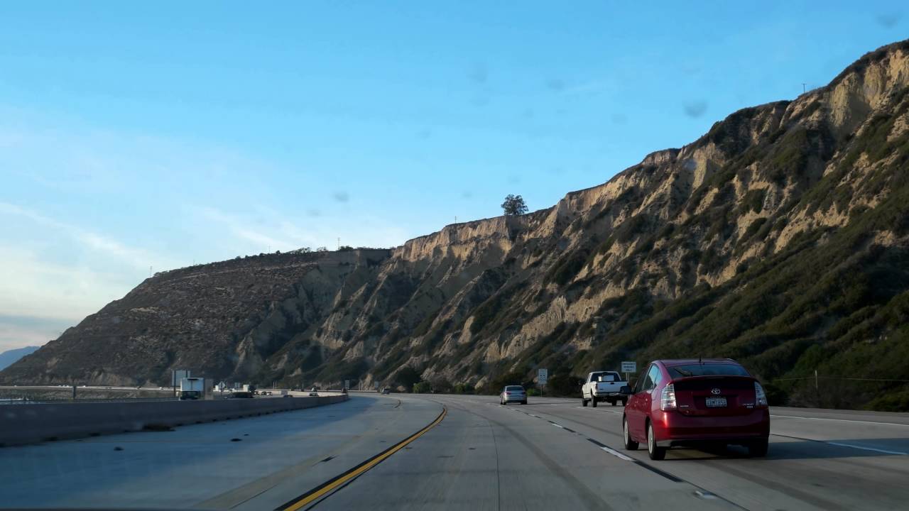 Free Stock Video: Freeway Driving 3 - Solvang (Dirty Windows) - YouTube