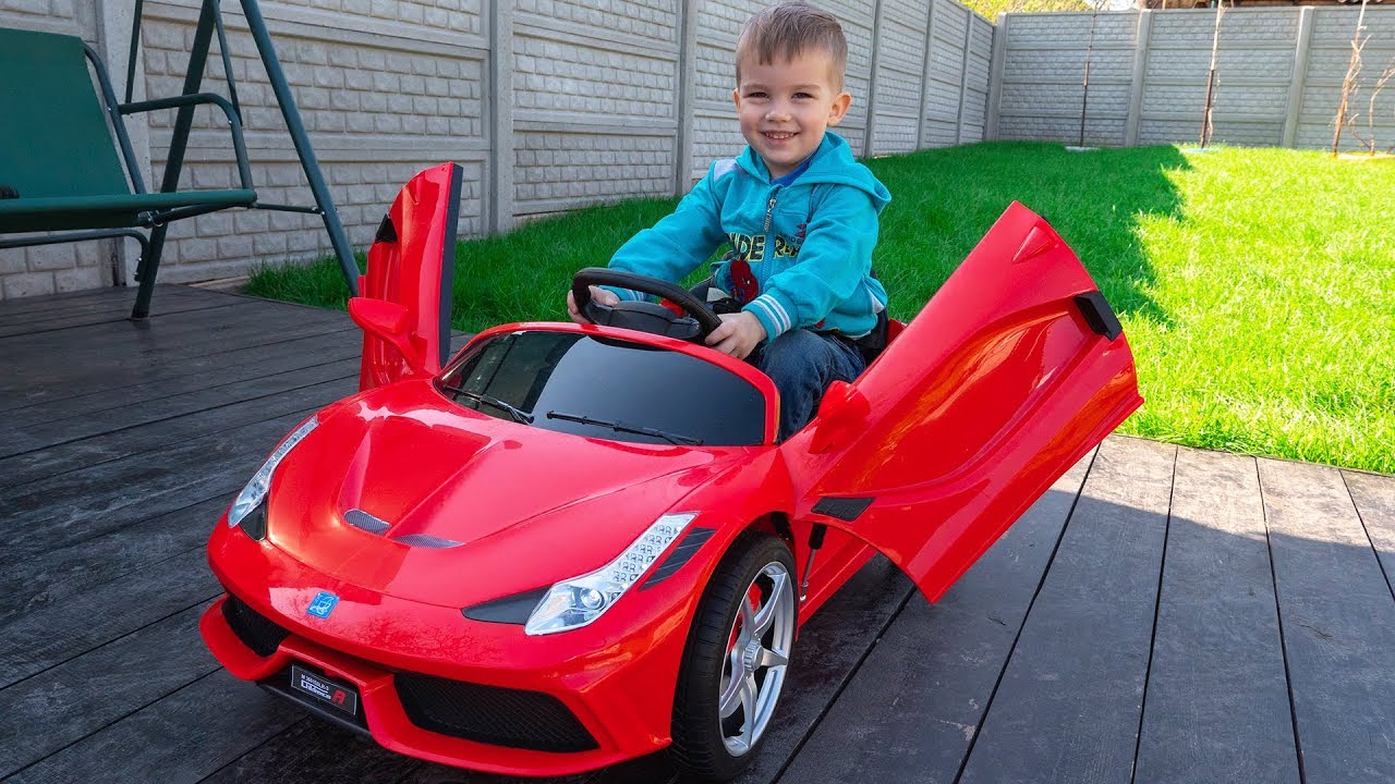 Arthur Ride on Red Car Toy for Kids - YouTube