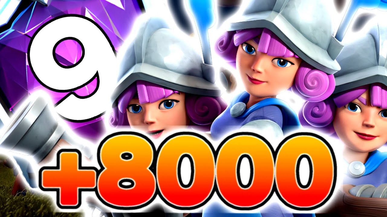 🏆8000 with 3 Musketeers play with √ice&entrance:)-Clash Royale - YouTube