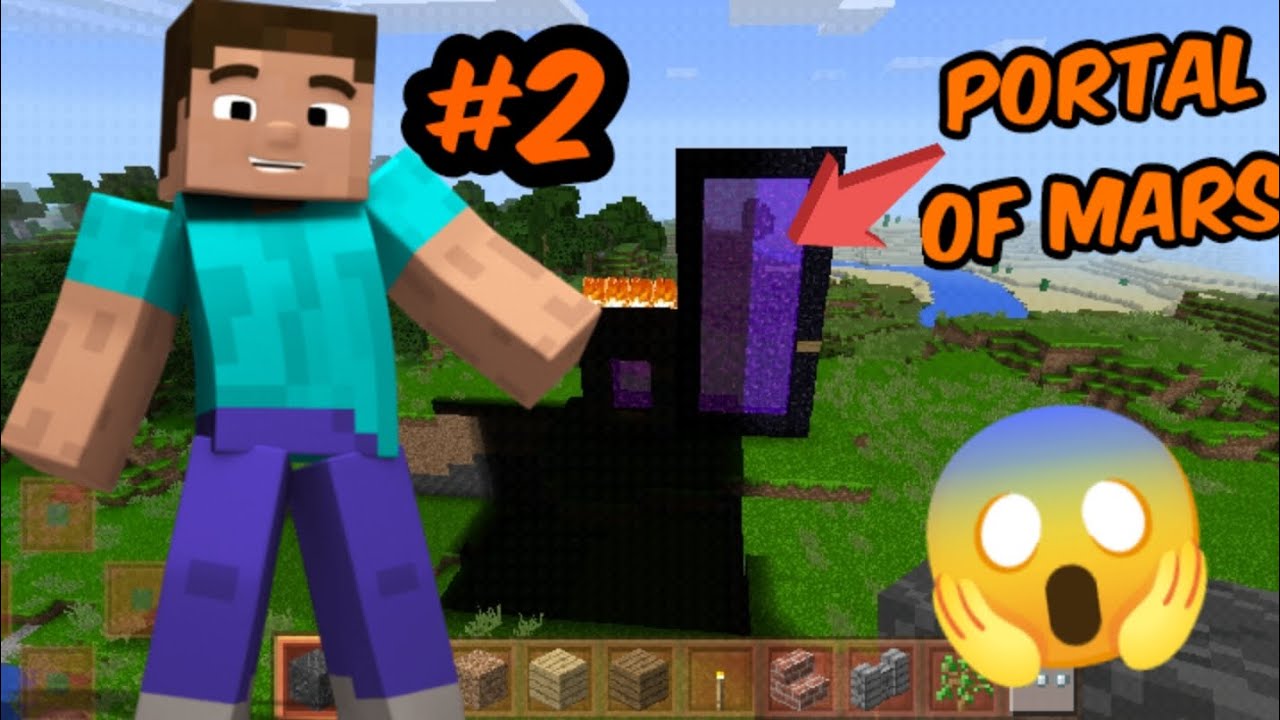 Portal of Mars 😱 in Minecraft 🎮 ️ - YouTube