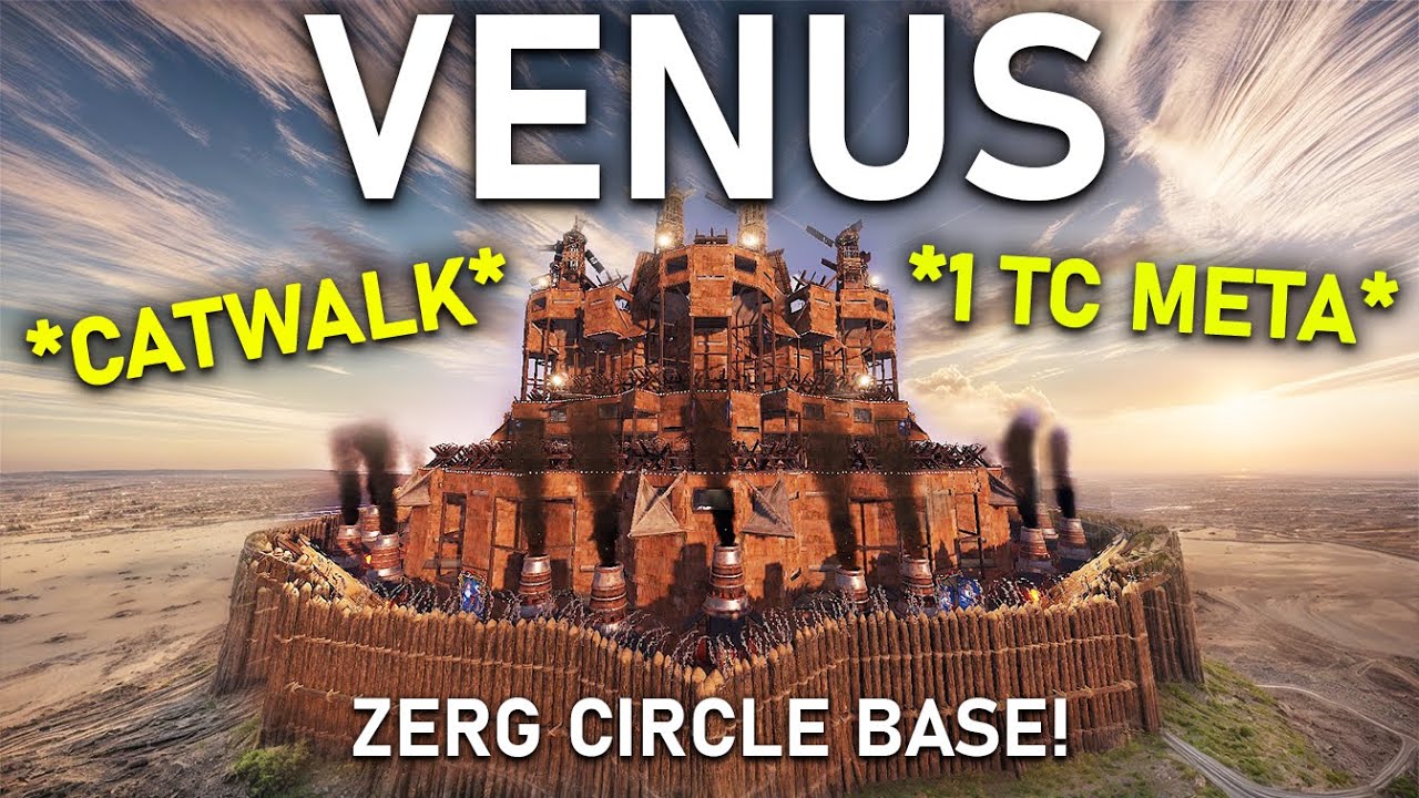The VENUS *1TC META* EASY ZERG BASE FOR MODDED OR 40+ | CAT WALK ...
