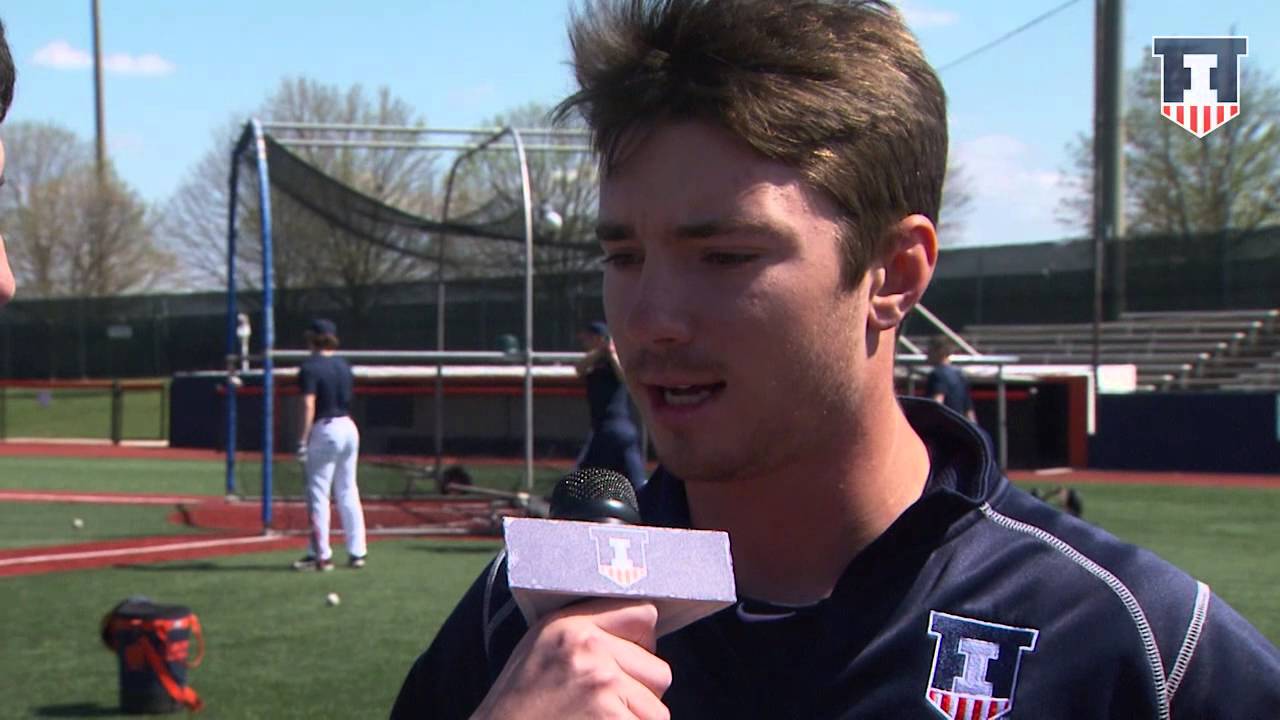 Illinois Baseball Senior Casey Fletcher Post Practice Interview 4/27/15 ...