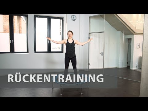 Simple back training for in between on the bellicon mini trampoline | bellicon+