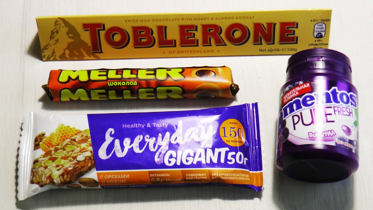 New types of sweets unpacking Toblerone, Meller and others | Opening ...