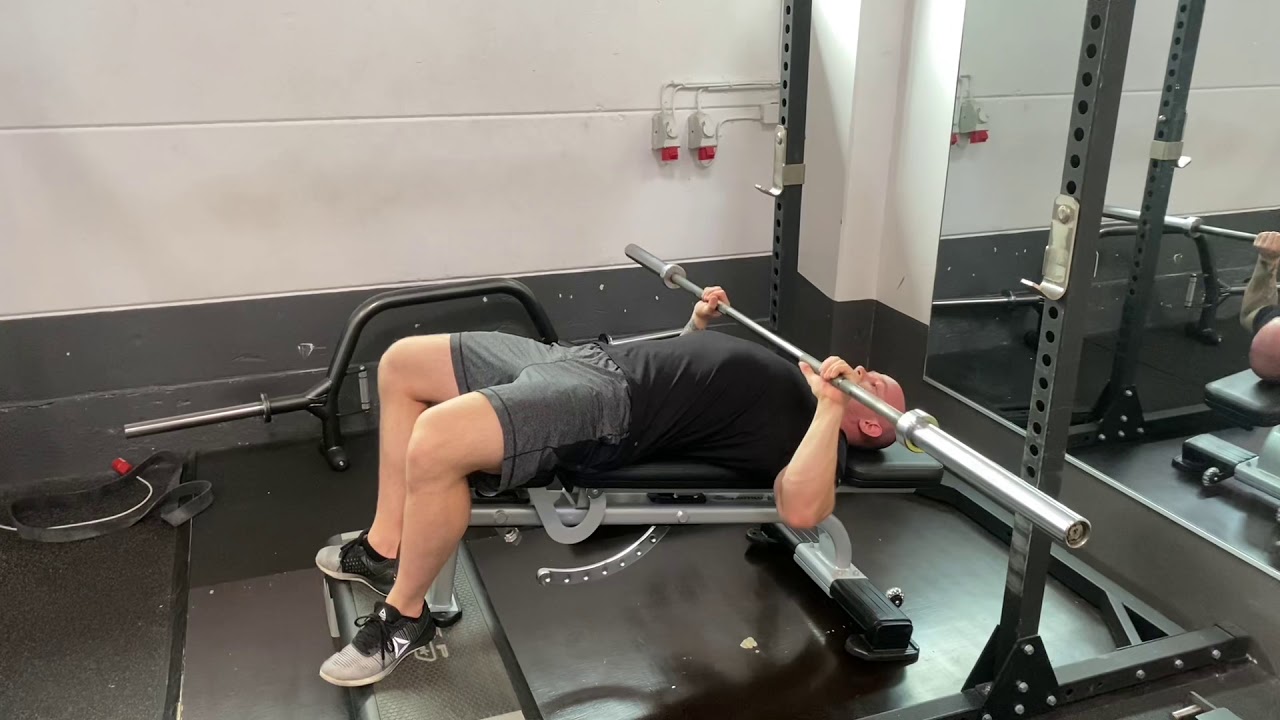 BB decline bench press - Proneret - Midgrip - YouTube
