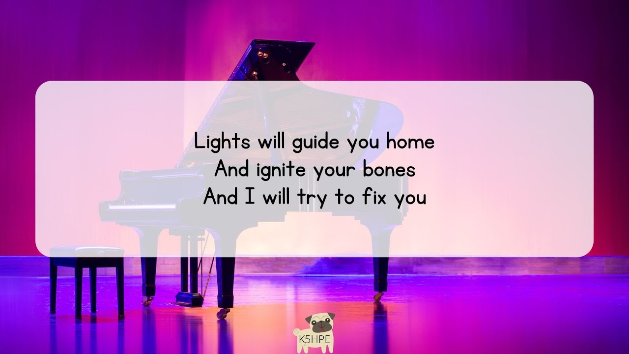 Music: Fix You Coldplay Vocal Music Education Choir Choral Concert ...