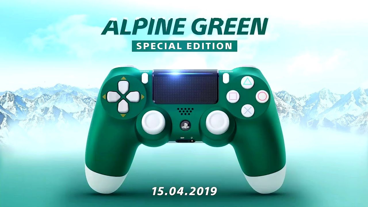 Alpine Green Dualshock 4 | PS4 - YouTube