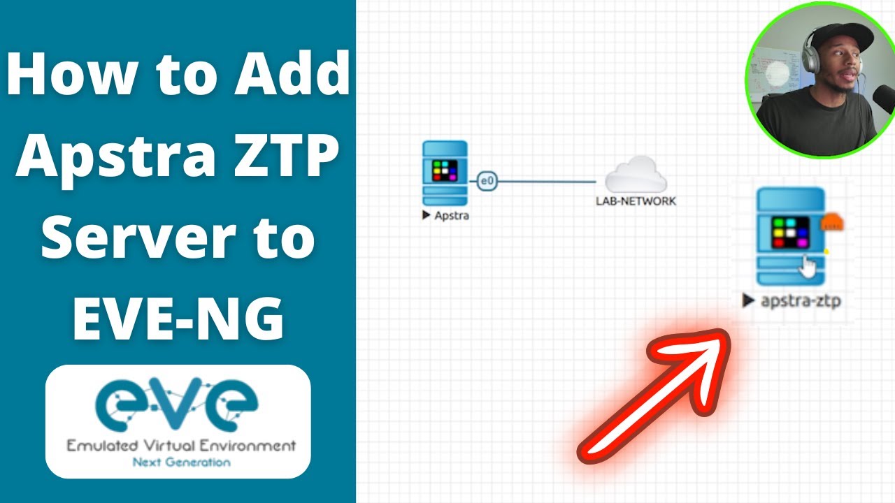 How to add Apstra ZTP server to EVE-NG - YouTube
