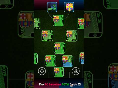 🔥 POTW Max Rated FC Barcelona XI! ⚽💙❤️ | eFootball Mobile