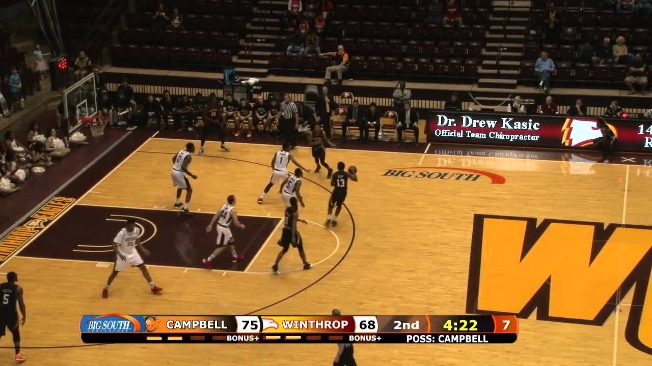 Campbell Men's Basketball at Winthrop - 12/31/15 - YouTube