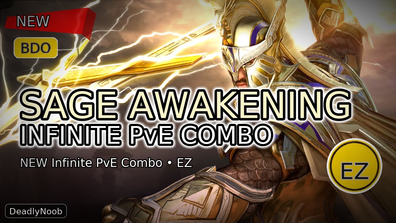 Black Desert | Sage Awakening new infinite PvE combo EZ - YouTube