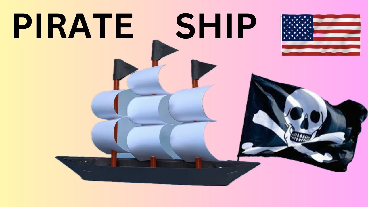 DIY PIRATE SHIP 🚢 : HOW TO MAKE PAPER SHIP : DIY ORIGAMI SHIP : EASY ...