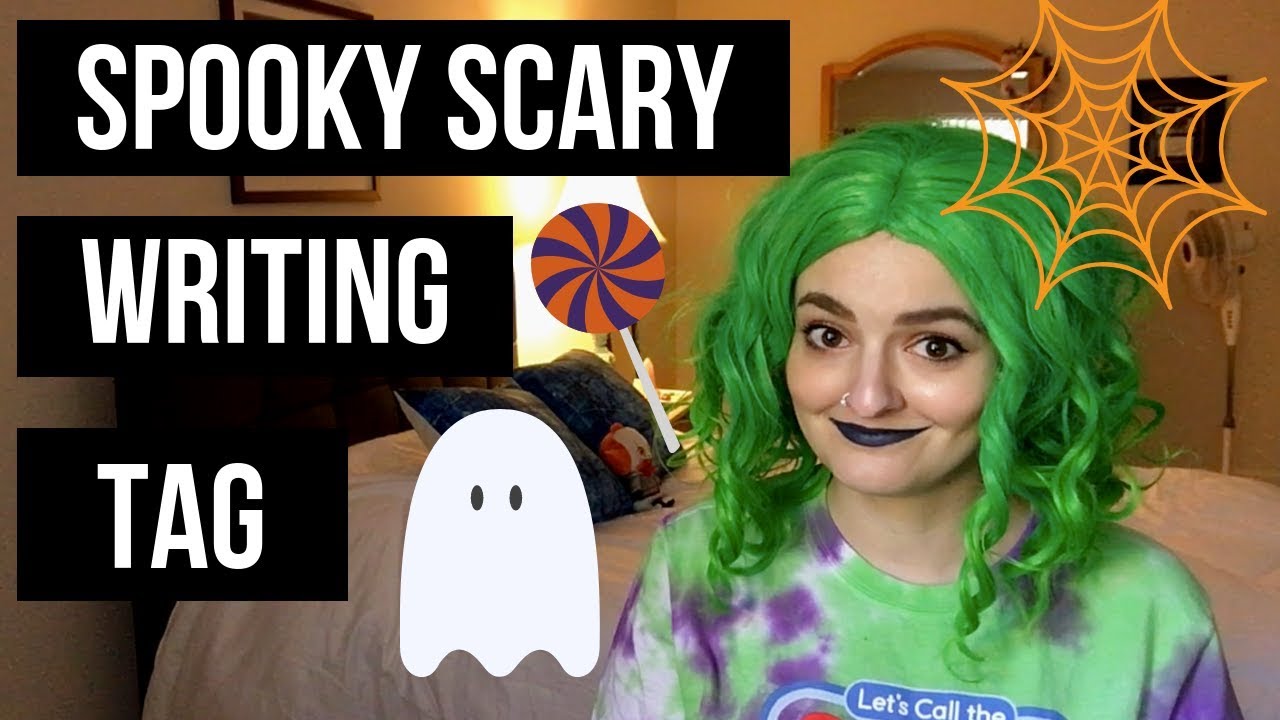 Spooky Scary Writing Tag - YouTube