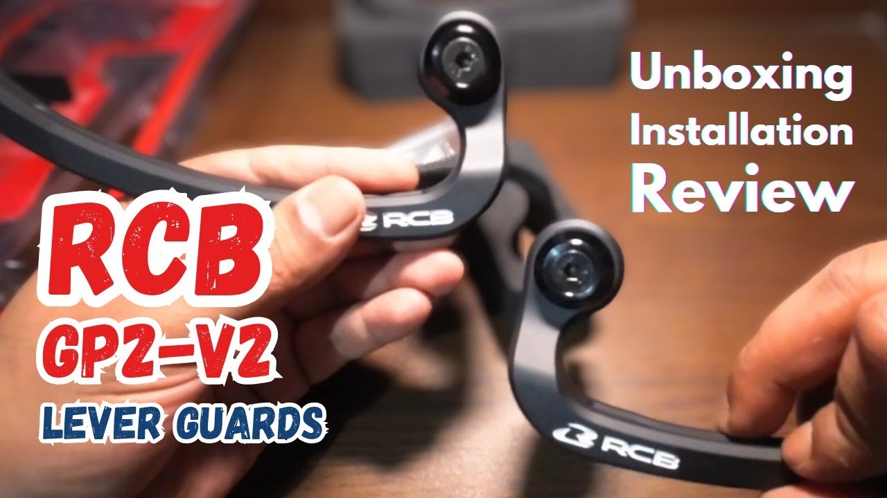 RCB GP2-V2 Lever Guards | Installing on Yamaha FZS-V2 - YouTube
