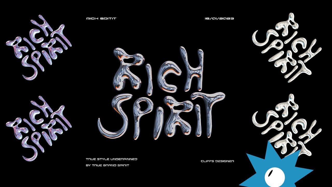 Como fazer ESTE Efeito de Texto Cromado 3D legal | Tutorial de texto do ...