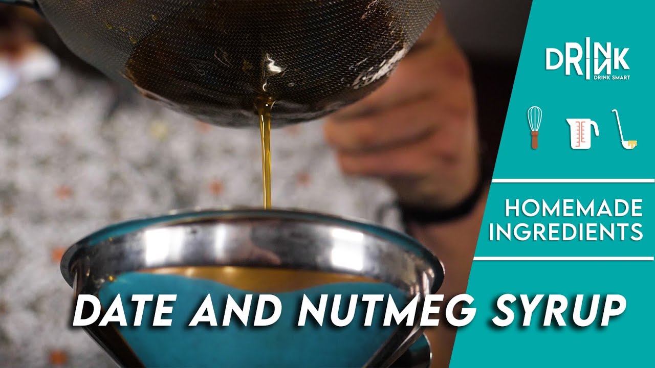 How to make a Date & Nutmeg Syrup - The Cocktail Kitchen - YouTube