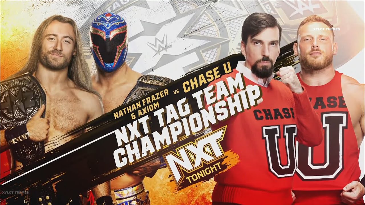 Nathan Frazer & Axiom vs Chase U - NXT Tag Team Championship Match (2/2 ...