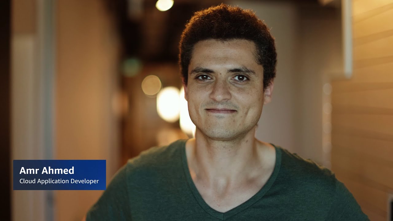 Working at AWS in the Public Sector Team - Amr, Cloud Application Developer | Amazon Web ...