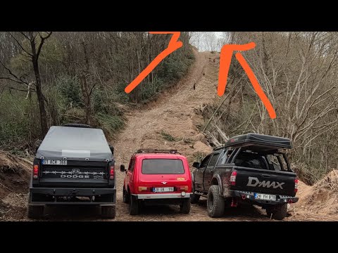Lada NIVA 🔥 Dodge S100 🔥 Isuzu DMAX  🇹🇷OFF ROAD @TURKIYE //🏆 Kel dağı etabında Yeni Yüzler