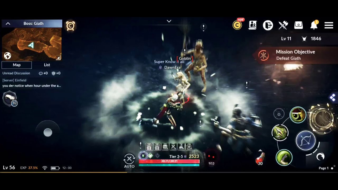 Black Desert Mobile Giath Boss Rush with Ranger - YouTube
