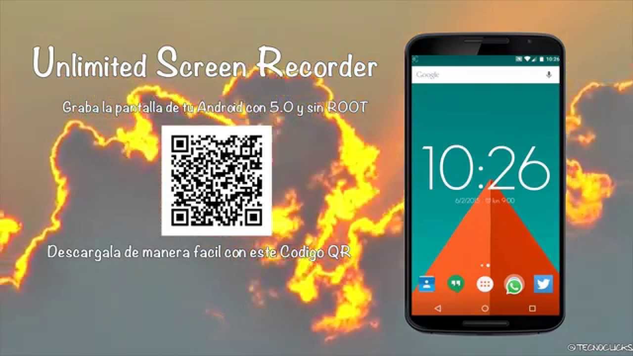 Unlimited Screen Recorder | GRABA la pantalla de tu ANDROID con 5.0 y ...