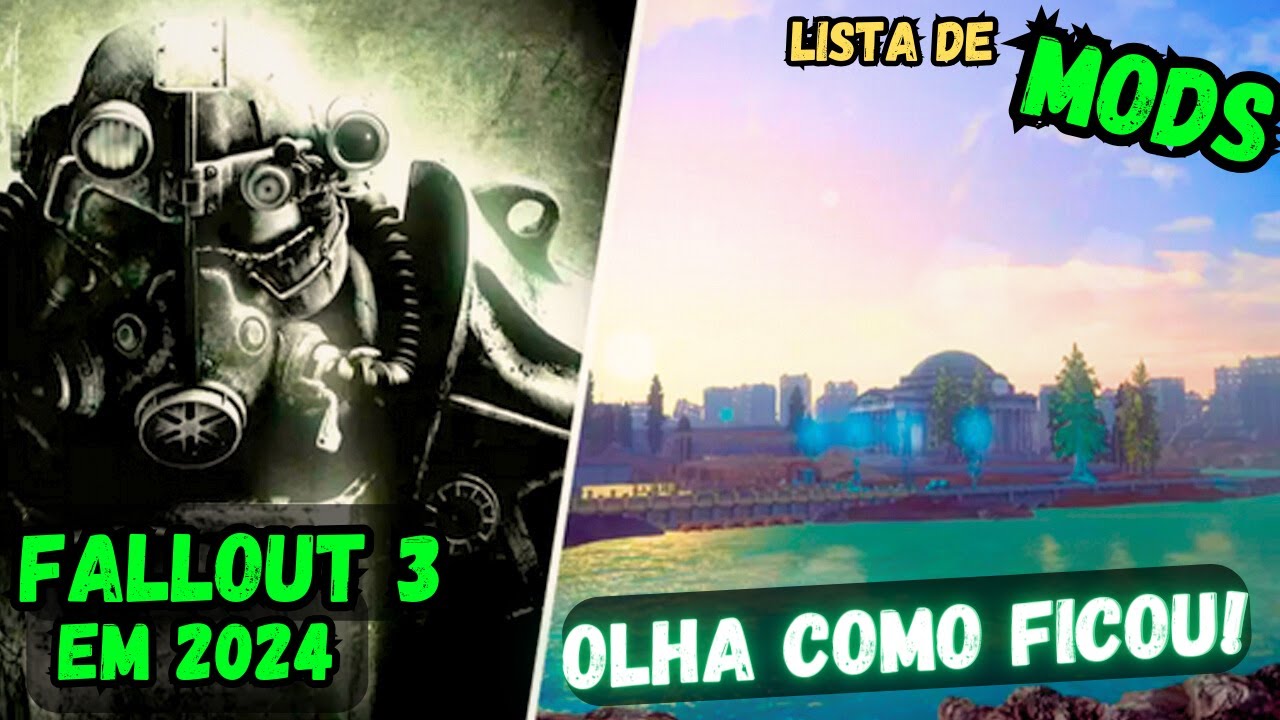 Transformei meu Fallout 3 em Fallout 4 com MODS - YouTube