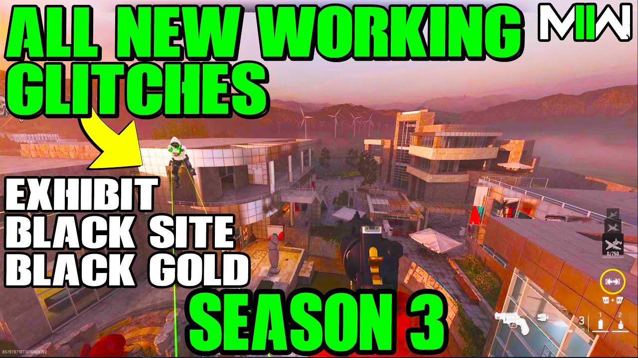 *ALL NEW* MW2 GLITCHES SEASON 3 EXHIBIT GLITCH Under Map Top of Map ...