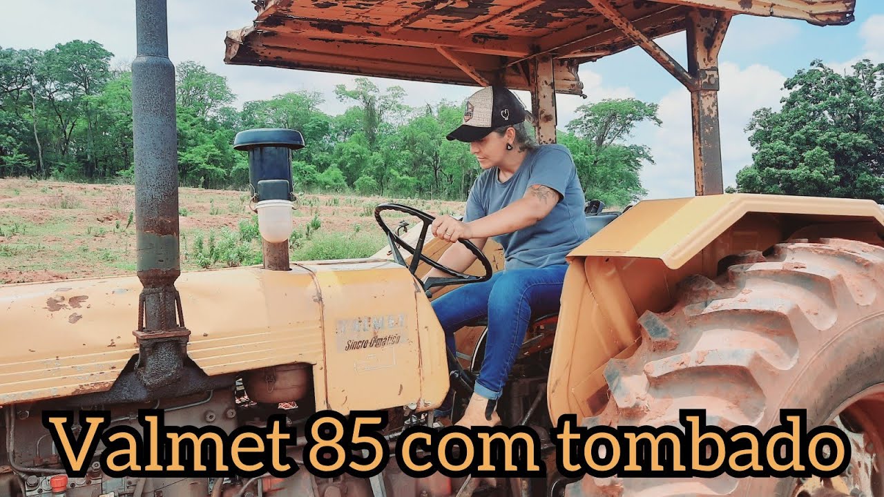 tombando terra com valmet 85 🚜 - YouTube