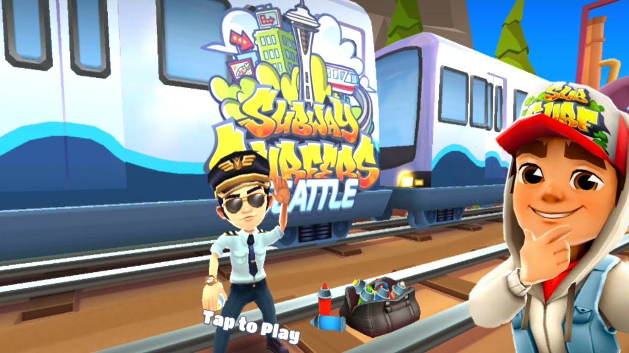 SUBWAY SURFERS SEATTLE : UNLOCKING ACE PILOT OUTFIT - YouTube