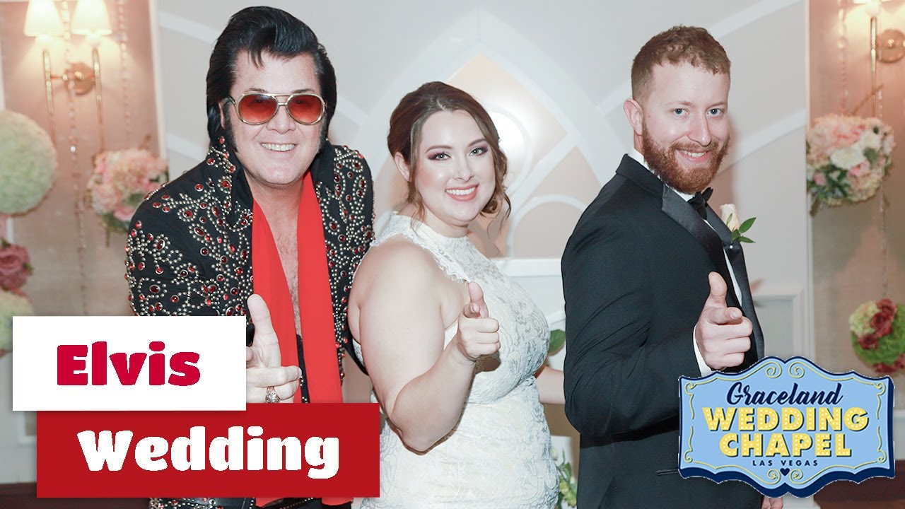 Jamie & Colton's Elvis Wedding Ceremony at Graceland Chapel | Las Vegas ...