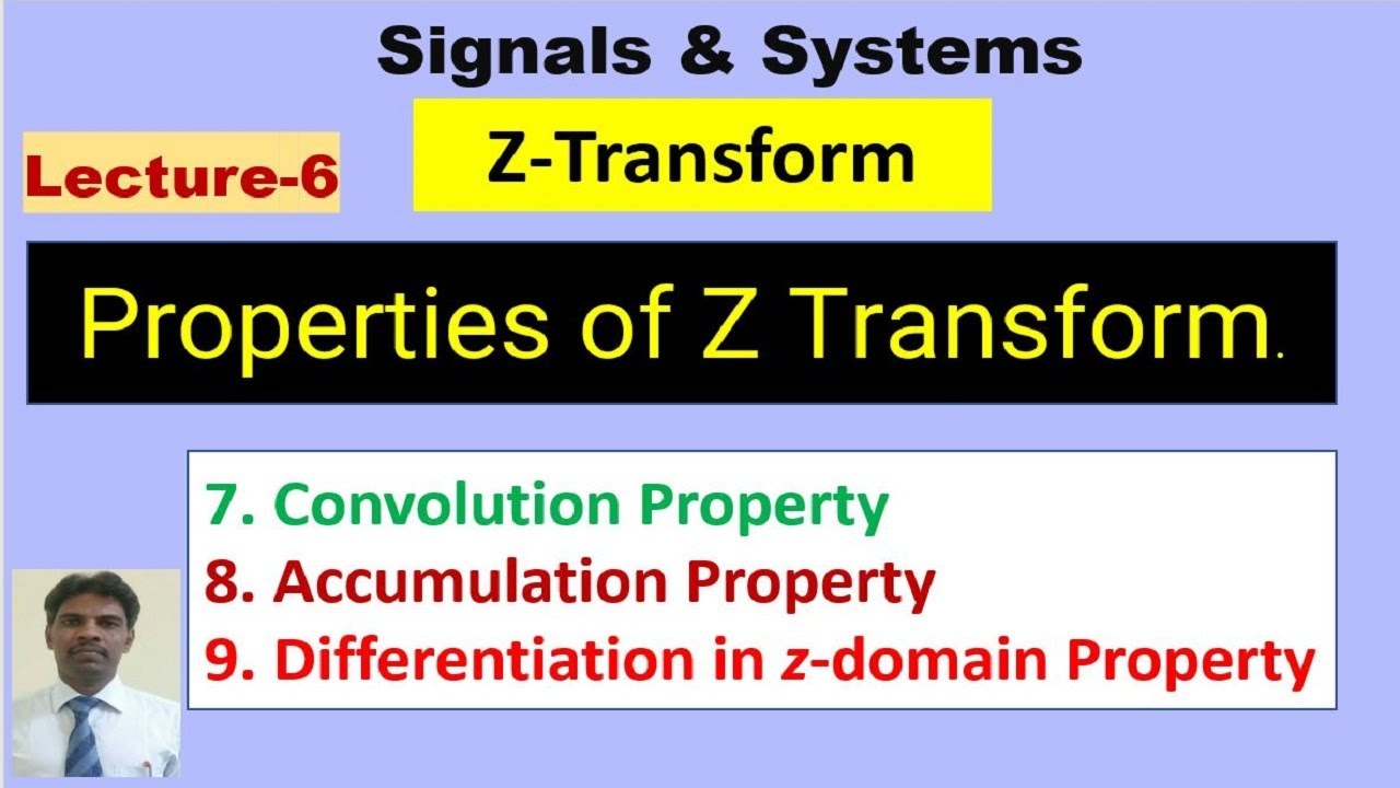 Properties of Z Transform - YouTube