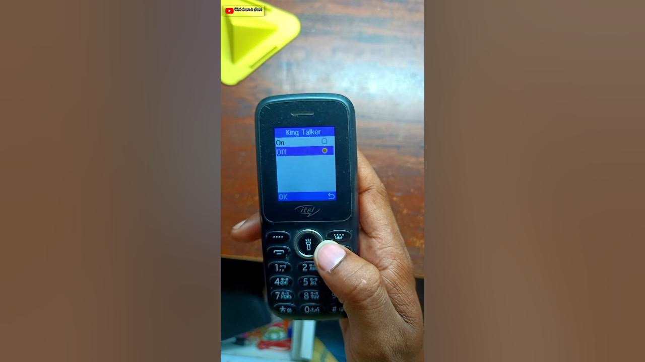 How to on/off talking options in itel 2163s // itel mobile keypad sound off kaise kare - YouTube